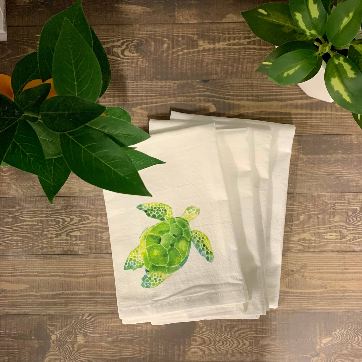 Sea Turtle Cotton Dinner Napkins – Blue Poppy Designs